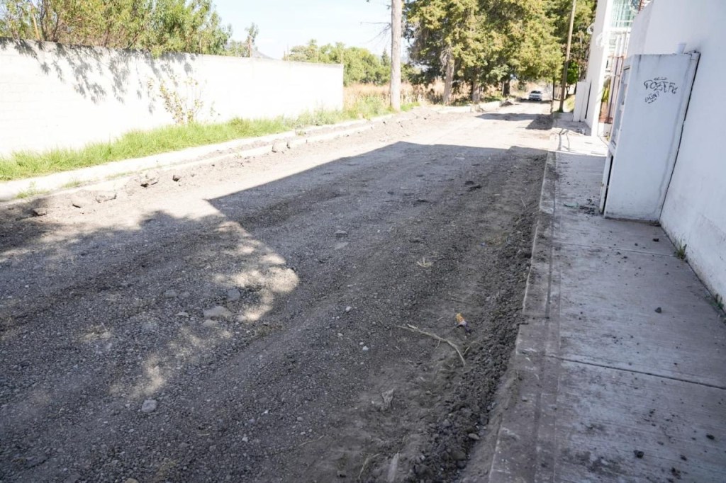 GOBIERNO DE ALFONSO SÁNCHEZ GARCÍA MEJORA CALLES DE SAN LUCAS CUAUHTELULPAN